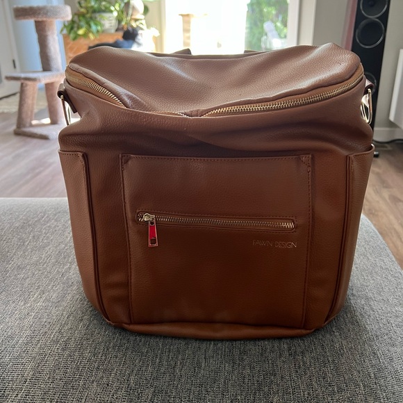 Fawn Design | Bags | Fawn Design The Original Diaper Bag Brown | Poshmark